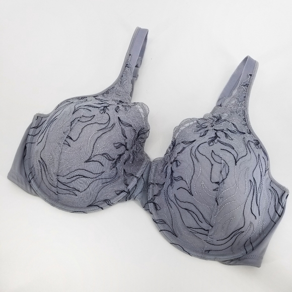 Playtex | Intimates & Sleepwear | Playtex Light Blue Embroidered Lace ...